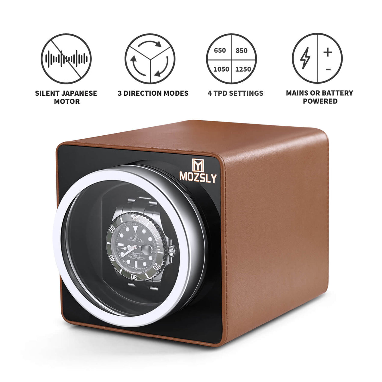 Watch Winders for Rolex丨Best Watch Winder box丨Mozsly – MOZSLY